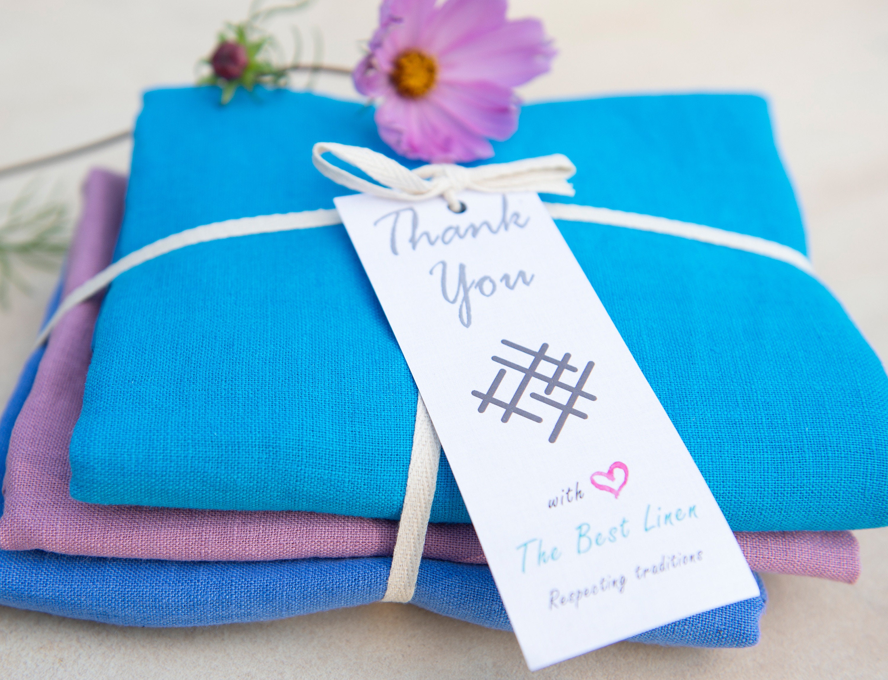 Cornflower Blue Softened Linen Scarf Natural Lightweight | Etsy