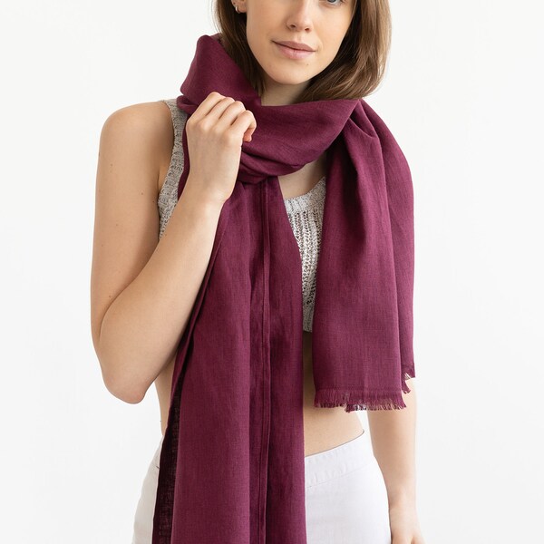 Plum Scarf - Etsy