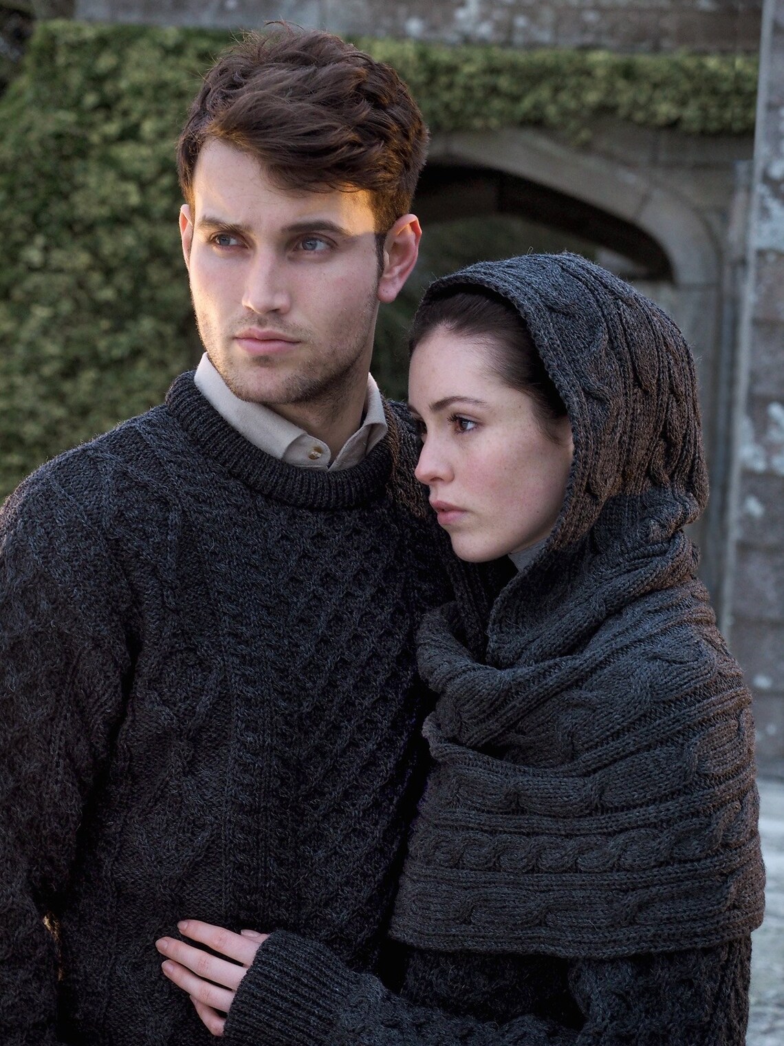 Aran Inis Mor Charcoal Crew Neck Sweater Certificate of Authenticity - Etsy