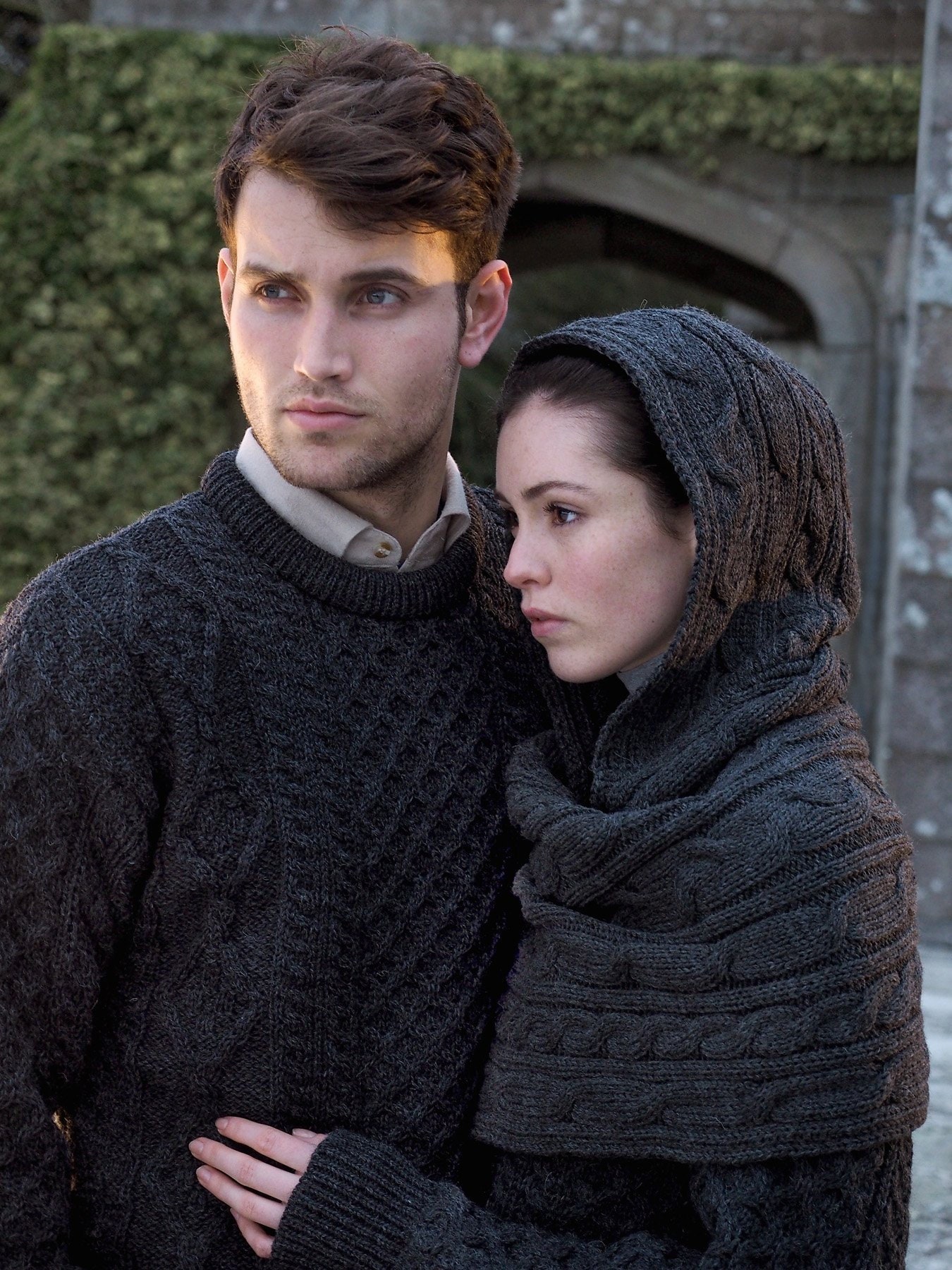 Aran Inis Mor Charcoal Crew Neck Sweater Certificate of Authenticity - Etsy
