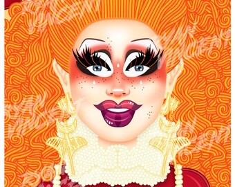 Mrs. Kasha Davis | Rupaul's Drag Race | 8x10 Authentic Autograph - Etsy