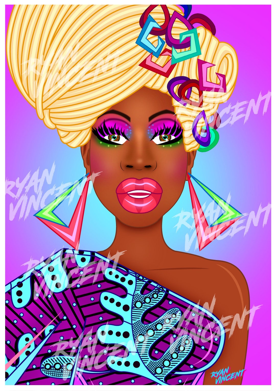 Art Print Rupauls Drag Race AS4 - Etsy Singapore