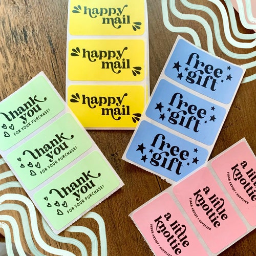 Packaging Stickers Set of 50 Custom Packaging Labels - Etsy