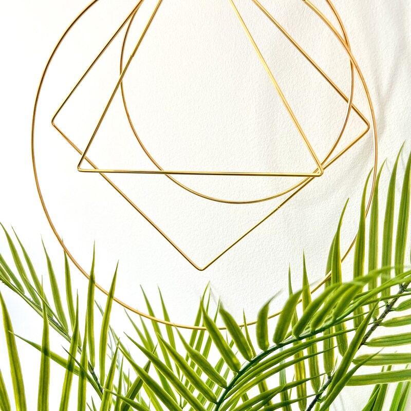 Square Macrame Hoops - Etsy