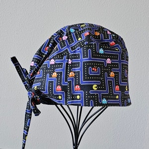 Video Game Surgical Scrub Cap With Ties - Etsy