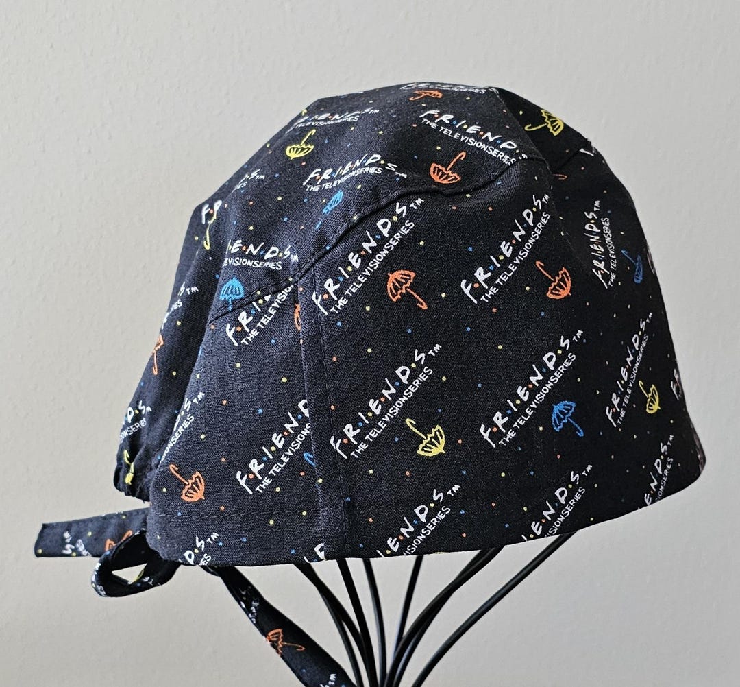 Friends Surgical Scrub Cap With Ties - Etsy