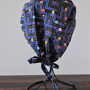 Video Game Surgical Scrub Cap With Ties - Etsy