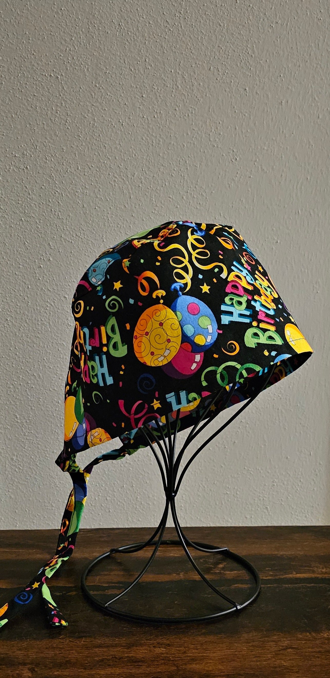 Happy Birthday Surgical Scrub Cap - Etsy