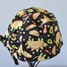 Avocado Yoga Surgical Scrub Cap With Ties - Etsy