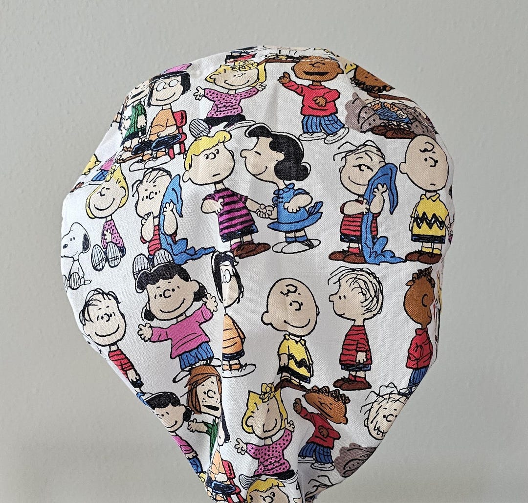 Peanuts Surgical Scrub Cap - Etsy