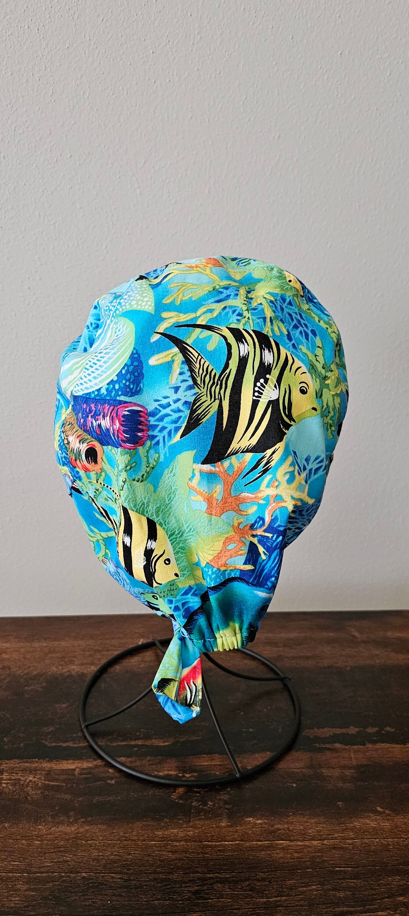 Tropical Sea Life Surgical Scrub Cap - Etsy