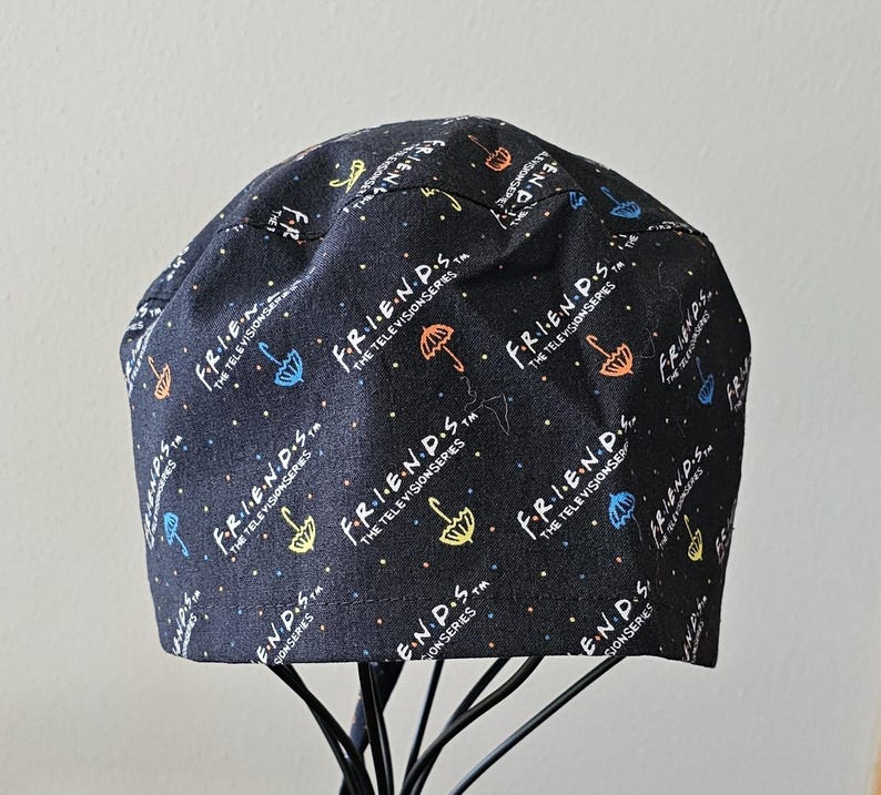 Friends Surgical Scrub Cap With Ties - Etsy