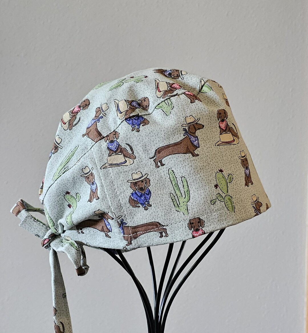 Weiner Dog Surgical Scrub Cap - Etsy