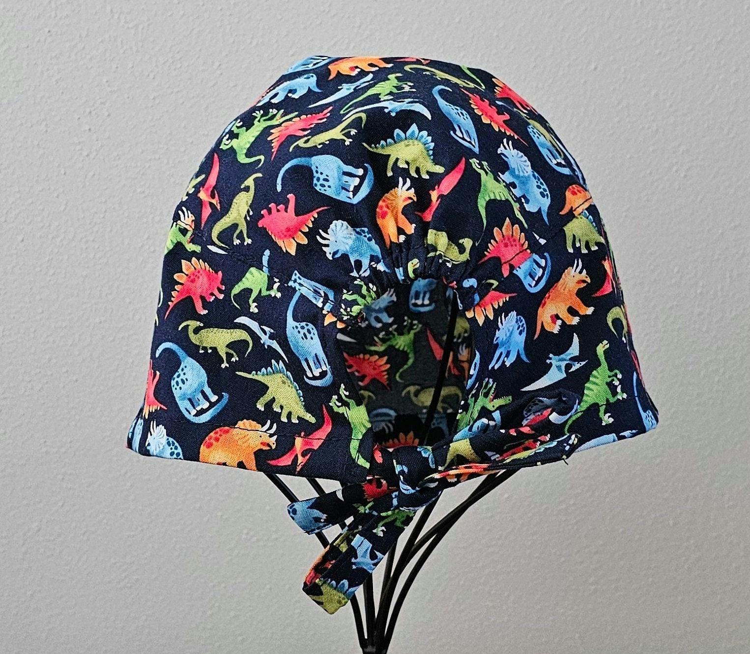 Dinosaur Surgical Scrub Cap With Ties - Etsy