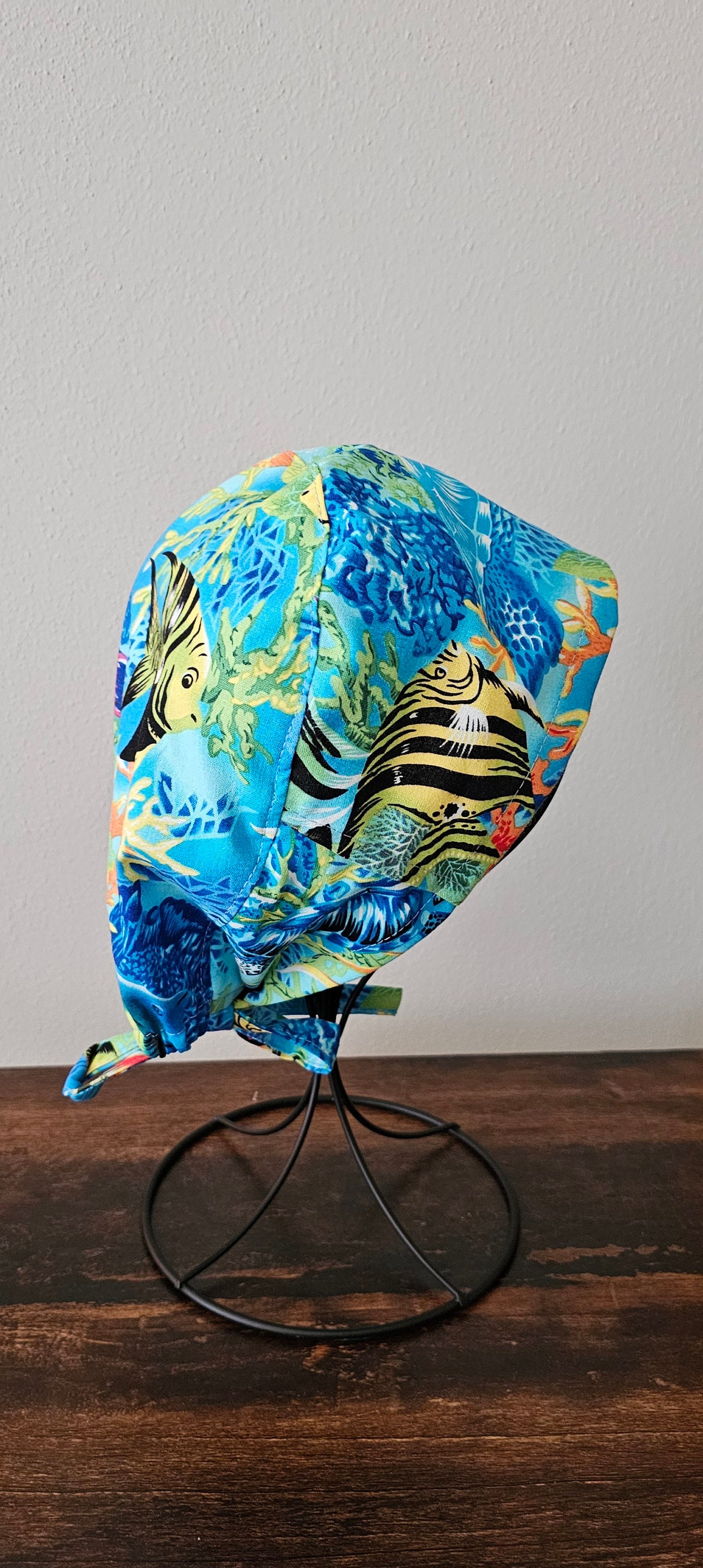 Tropical Sea Life Surgical Scrub Cap - Etsy
