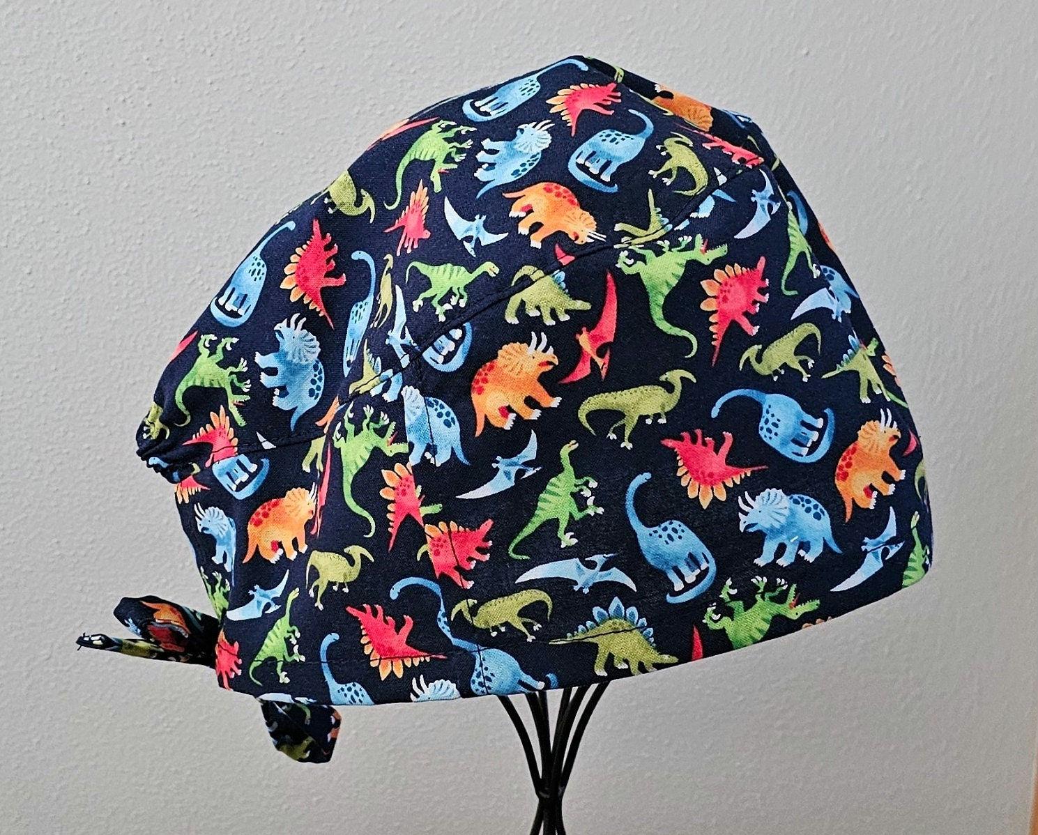 Dinosaur Surgical Scrub Cap With Ties - Etsy
