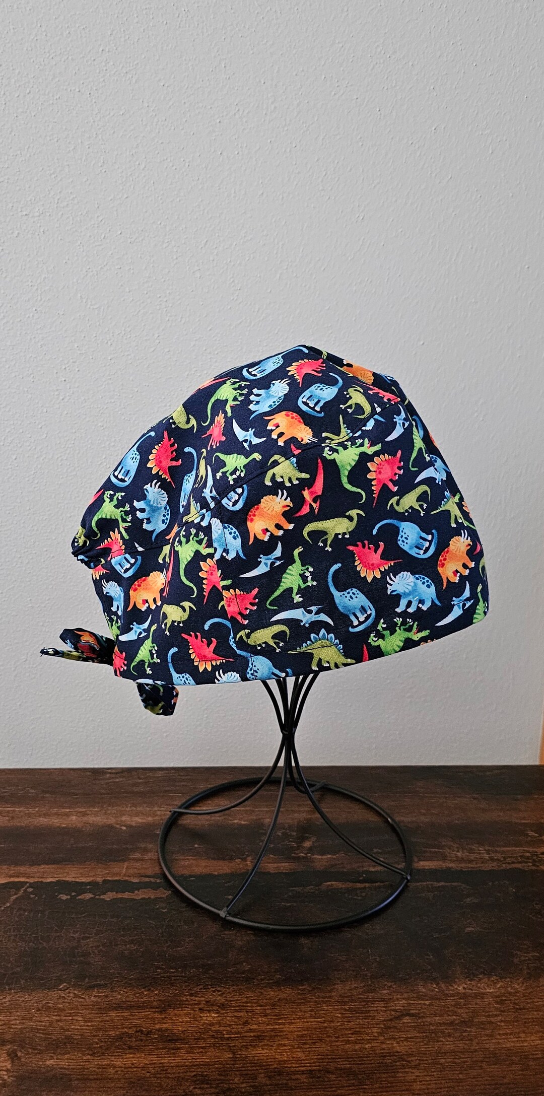 Dinosaur Surgical Scrub Cap With Ties - Etsy