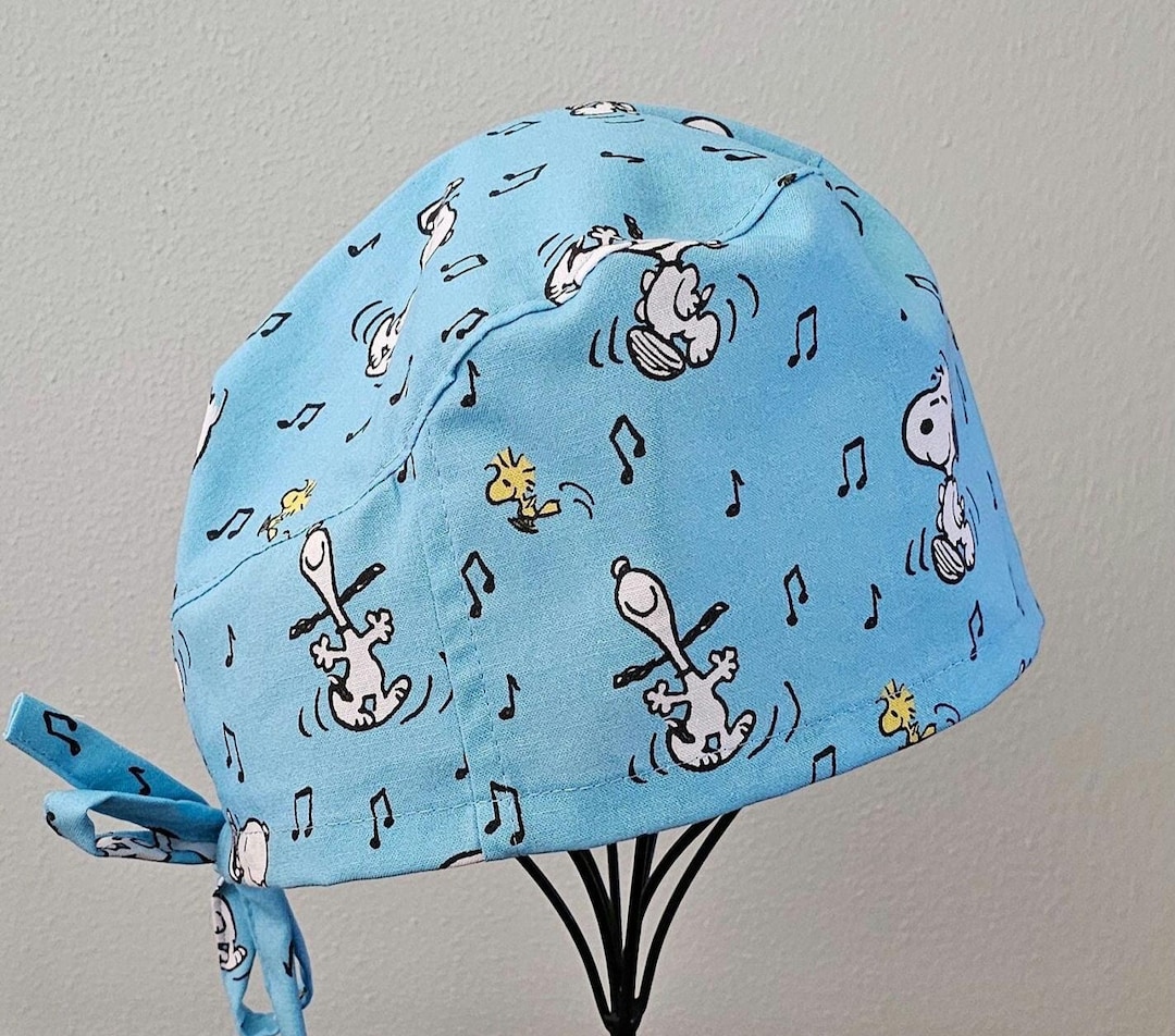 Snoopy and Woodstock Surgical Scrub Cap - Etsy