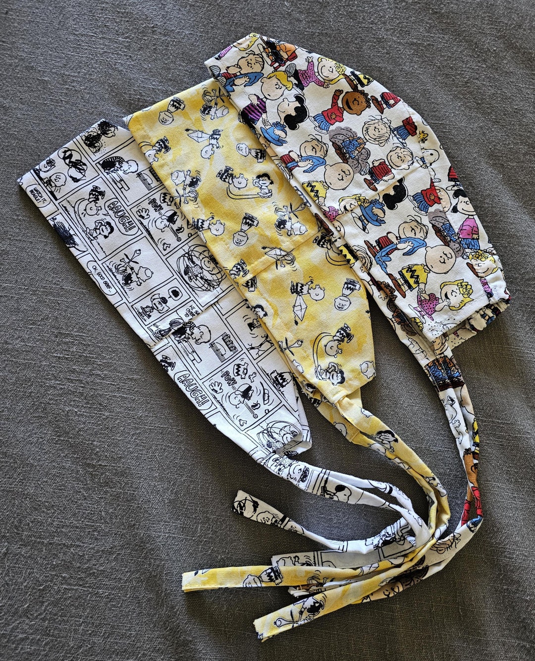 Set of 3 Snoopy / Peanuts Surgical Scrub Caps With Ties - Etsy