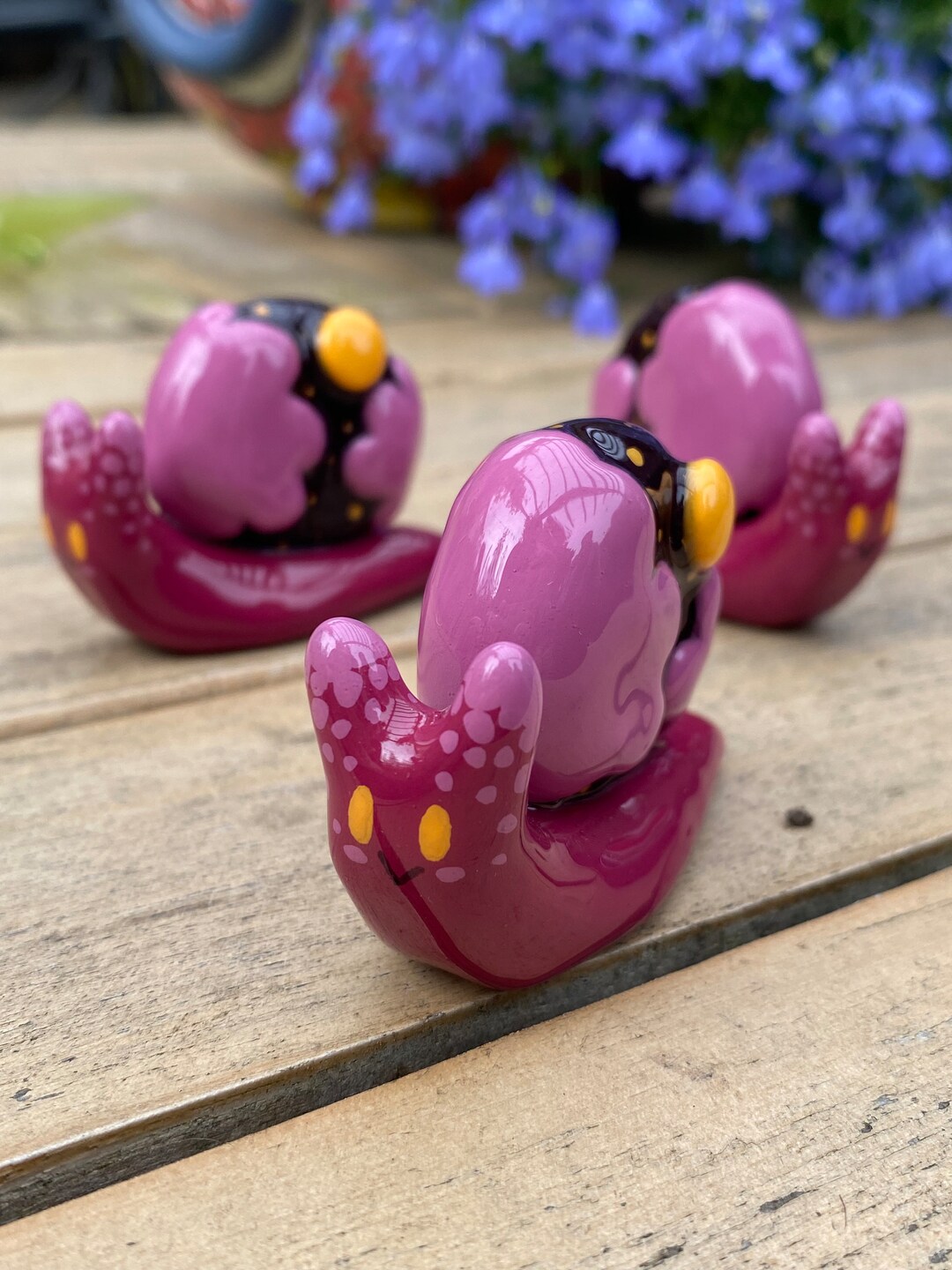 Purple Night Snail Deskpets, Cute Bug Companion, Collectible, Cute Desk ...