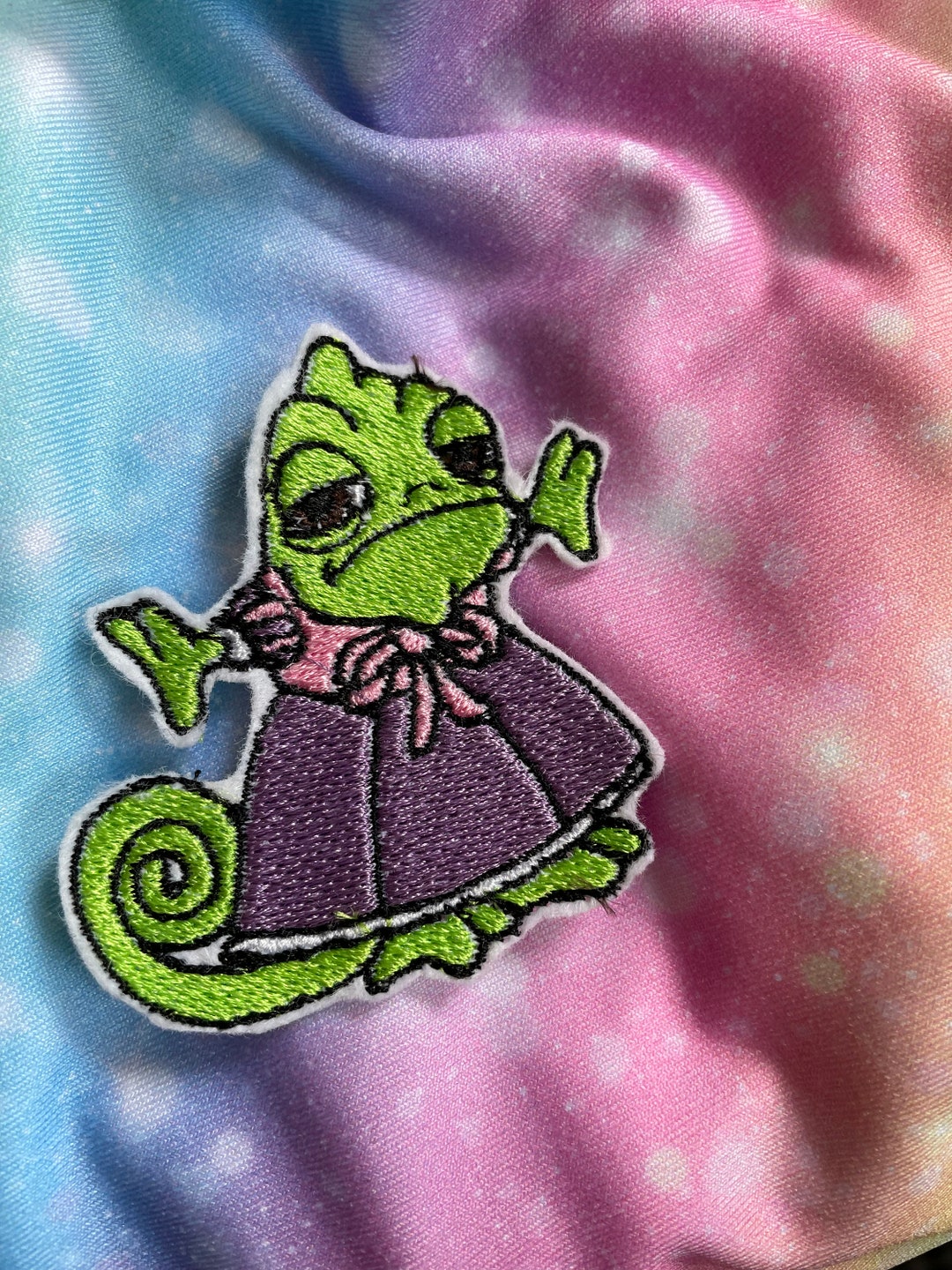 Pascal in A Dress Embroidered Patch Made to Order - Etsy