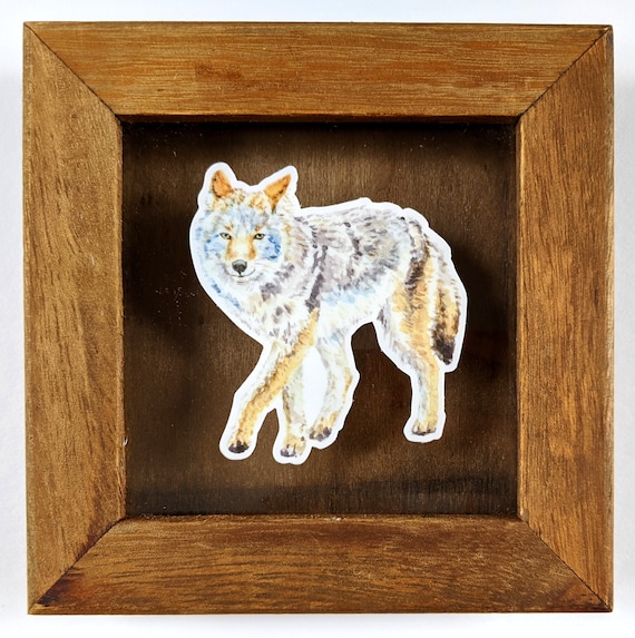 Labels, Stickers & Tags Materials fox deer wolf Weatherproof vinyl ...