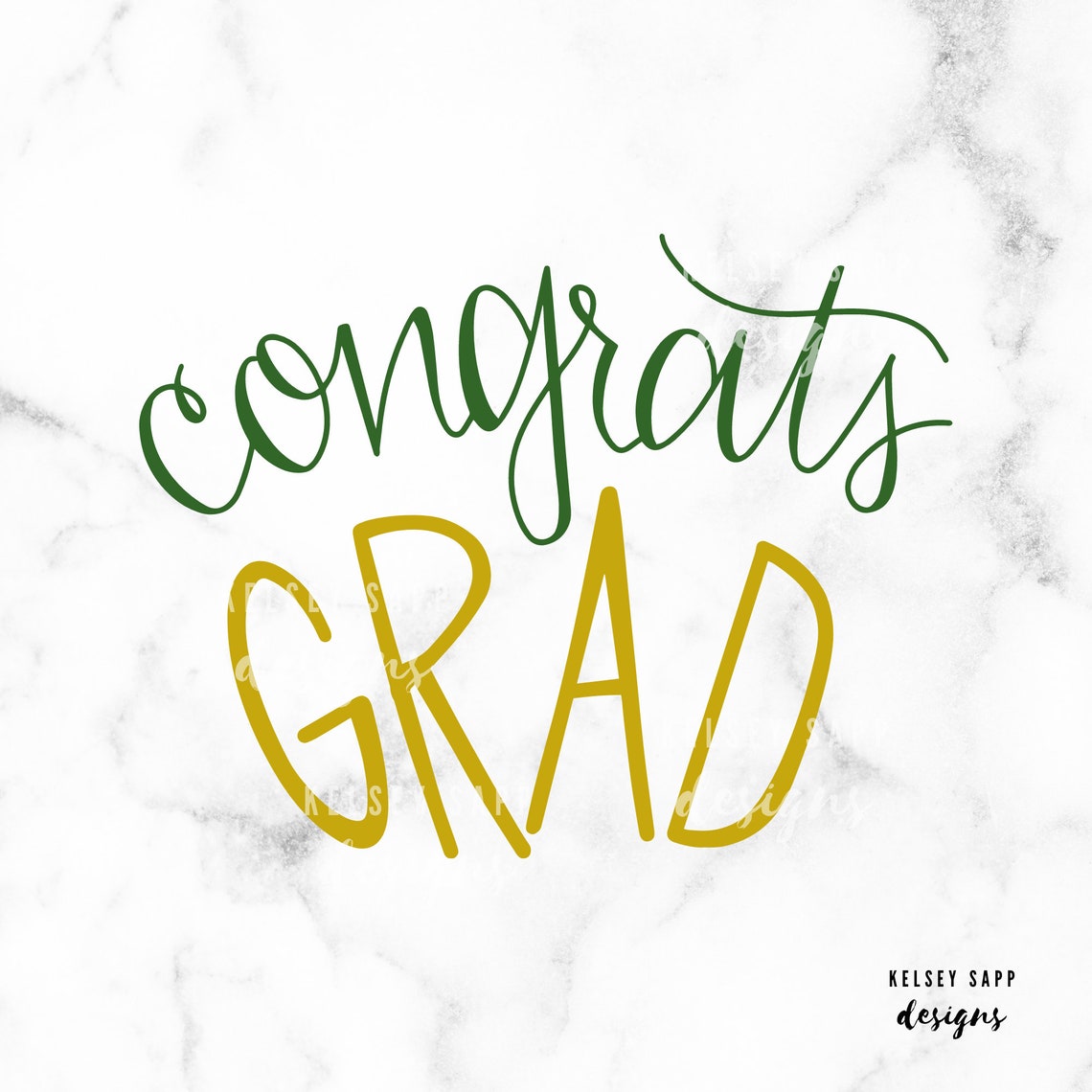 Congrats Grad Cut File Digital Design SVG, DXF, PNG for Silhouette ...