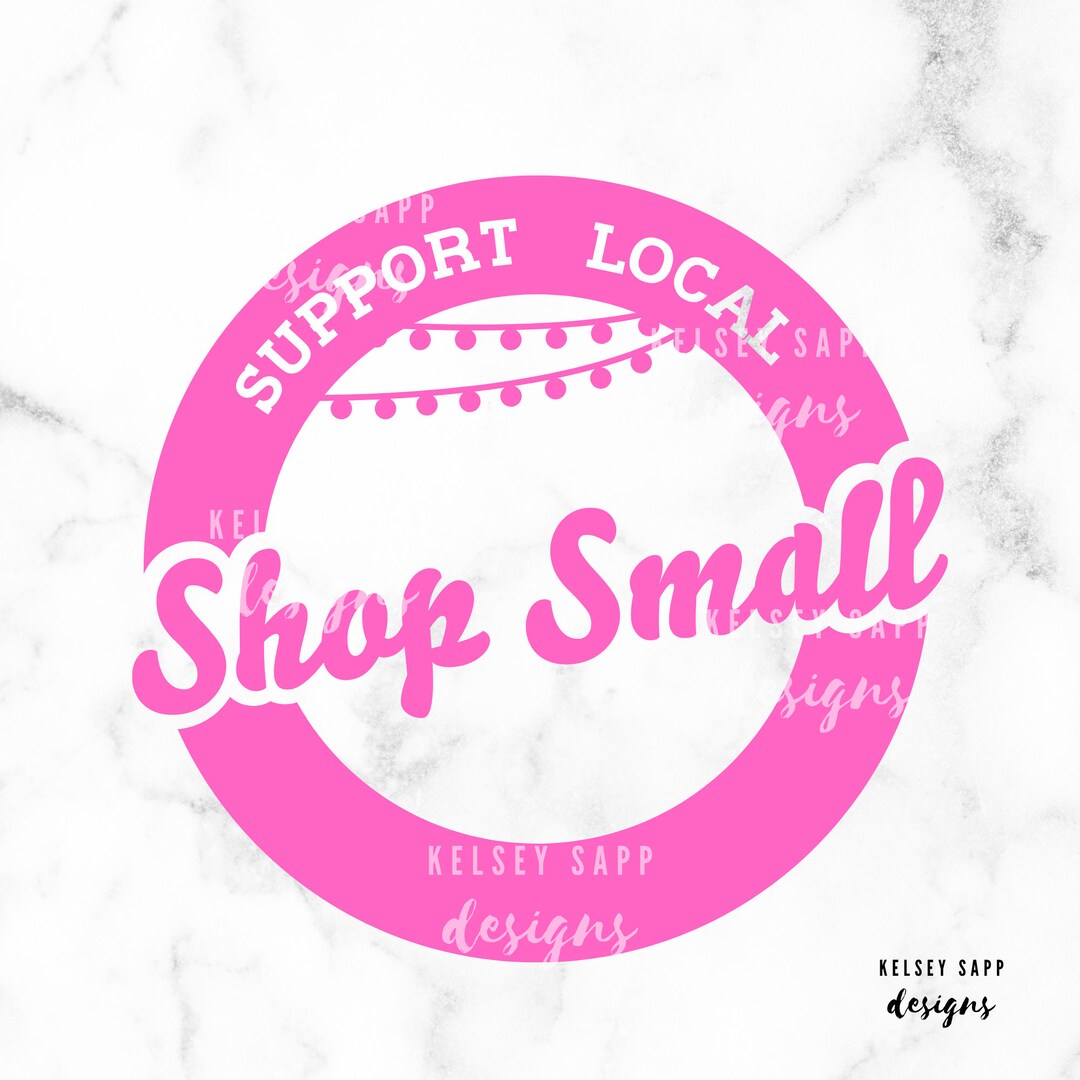 Shop Small Support Local Cut File SVG, DXF, PNG for Silhouette Cricut ...
