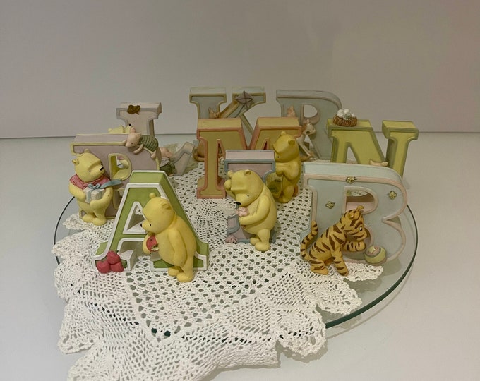 Winnie the Pooh Alphabet Letters, Initials - Etsy
