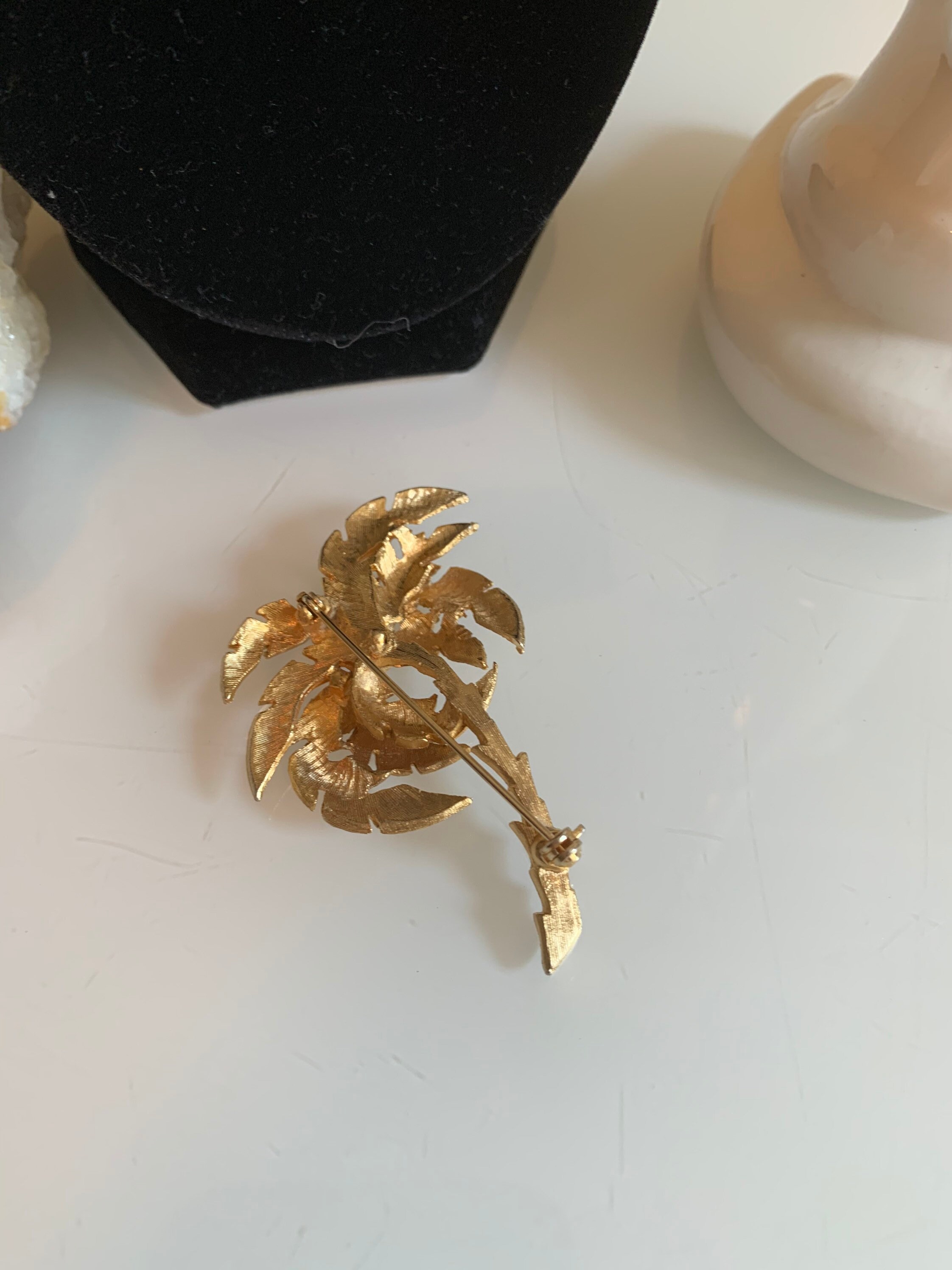 Vintage Large Palm Tree Brooch Pin - Etsy