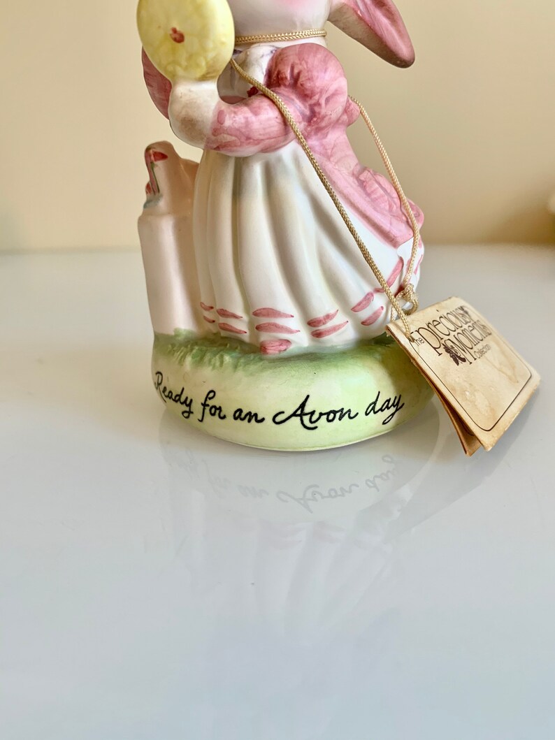 Vintage Avon Ready for an Avon Day Precious Moments Rabbit - Etsy