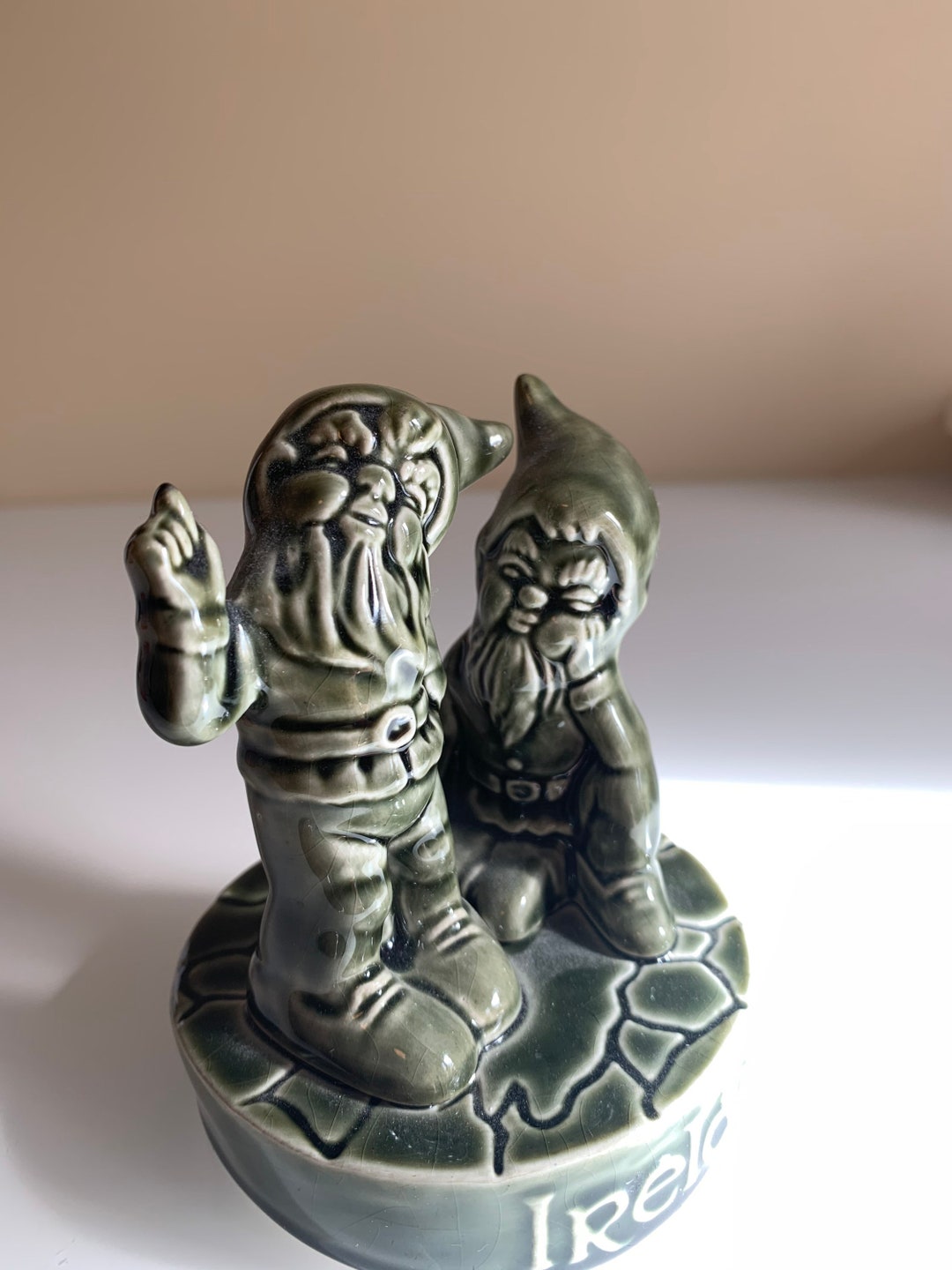 Vintage Knock Pottery Ireland Gnomes - Etsy