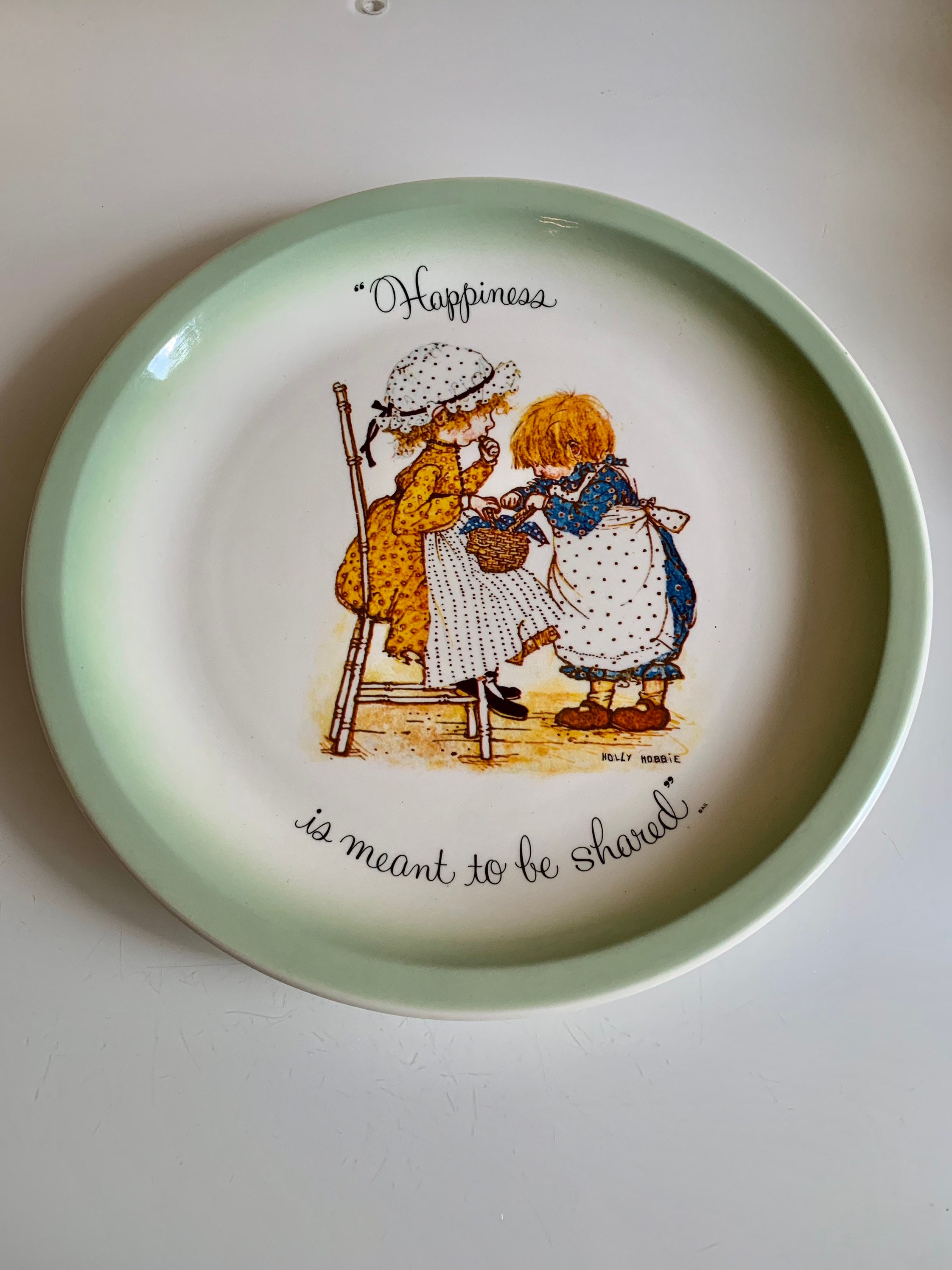 Vintage Holly Hobbie Collectors Edition Plate Etsy