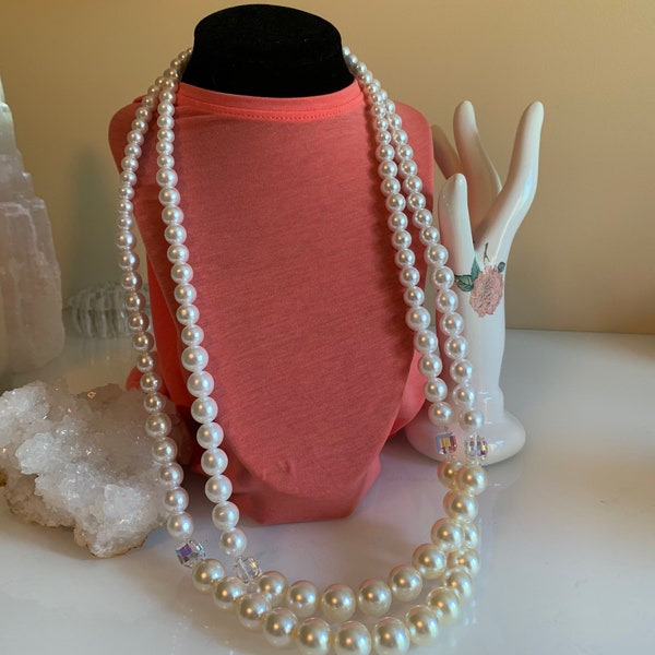 Double Strand Pearls - Etsy