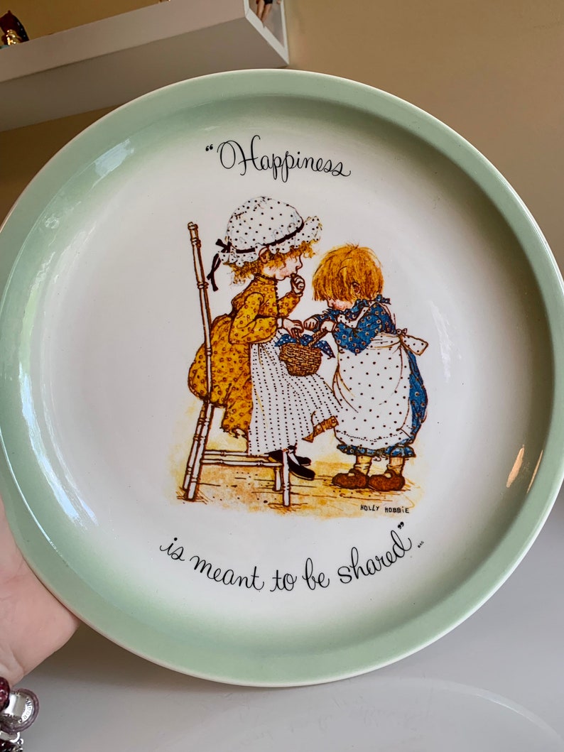 Vintage Holly Hobbie Collectors Edition Plate Etsy