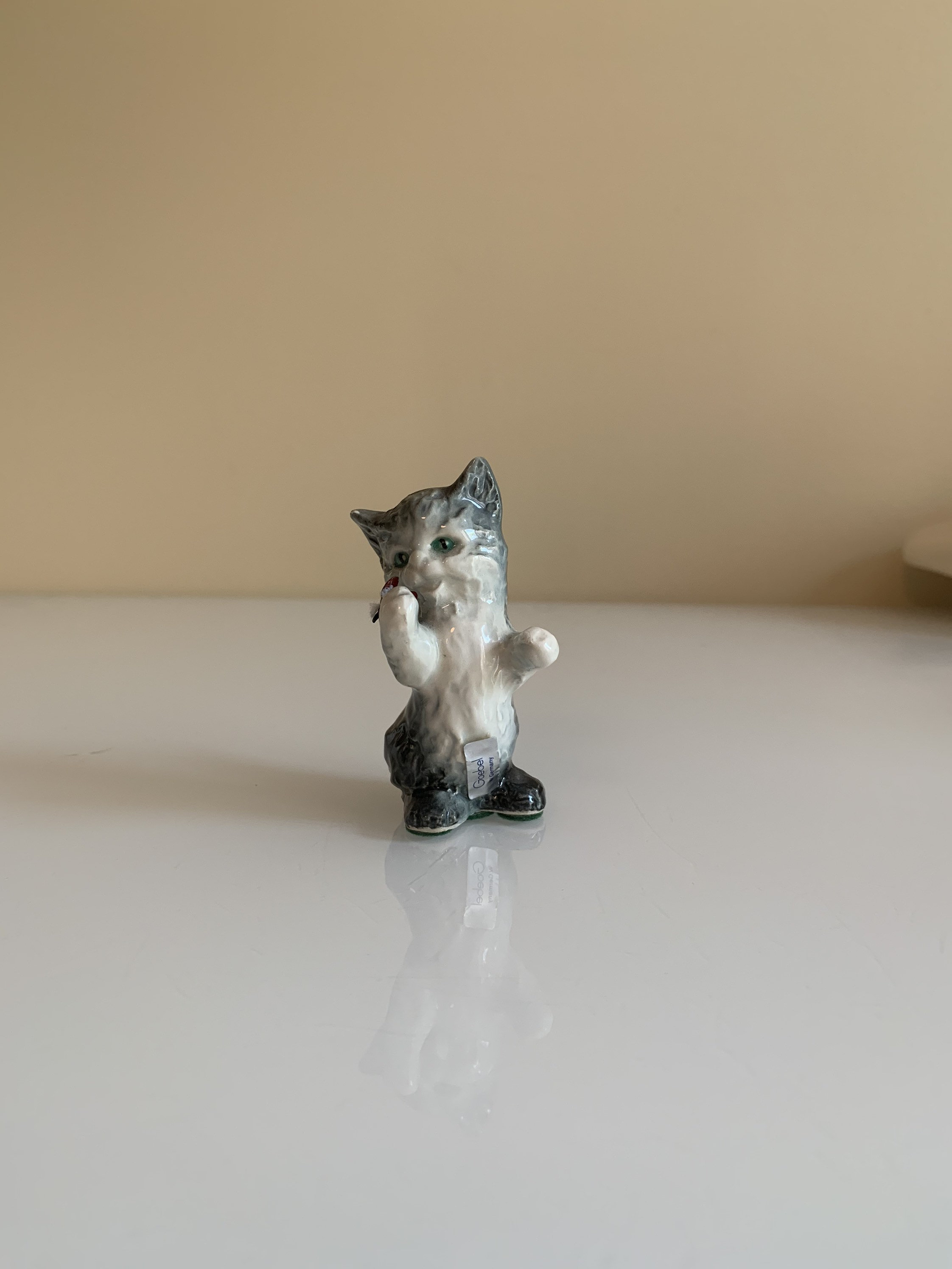 Vintage Goebel West Germany Cat Porcelain Figurine - Etsy