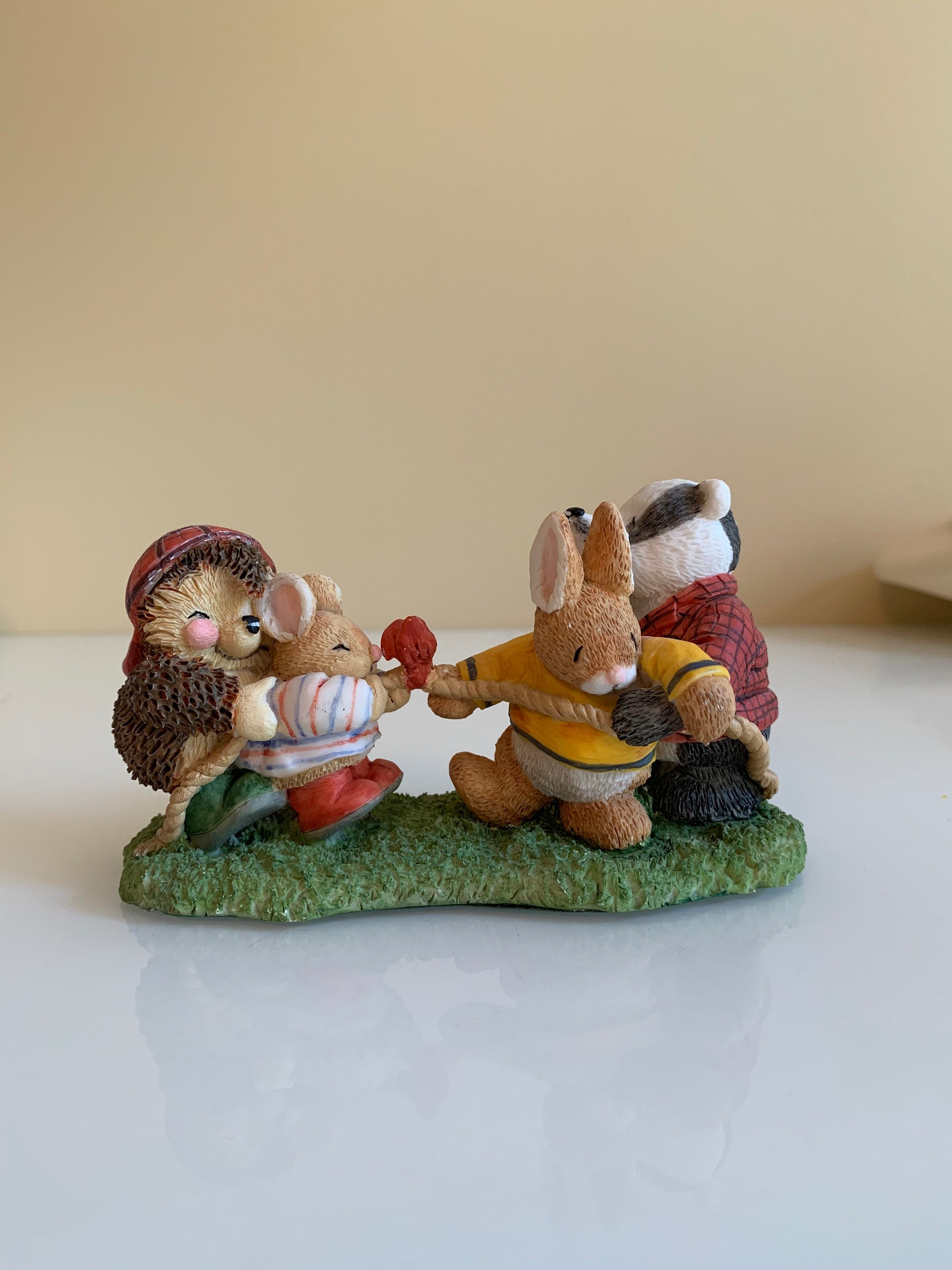 Gordon Fraser UK, Bedford, Country Companions, Figurines, Tug of War ...