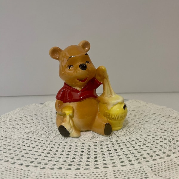 Winnie the Pooh With Honey Pot Figurines - Etsy