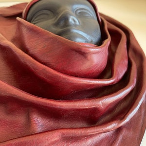 Stunning Vintage 3D Leather Face Wall Art - Etsy