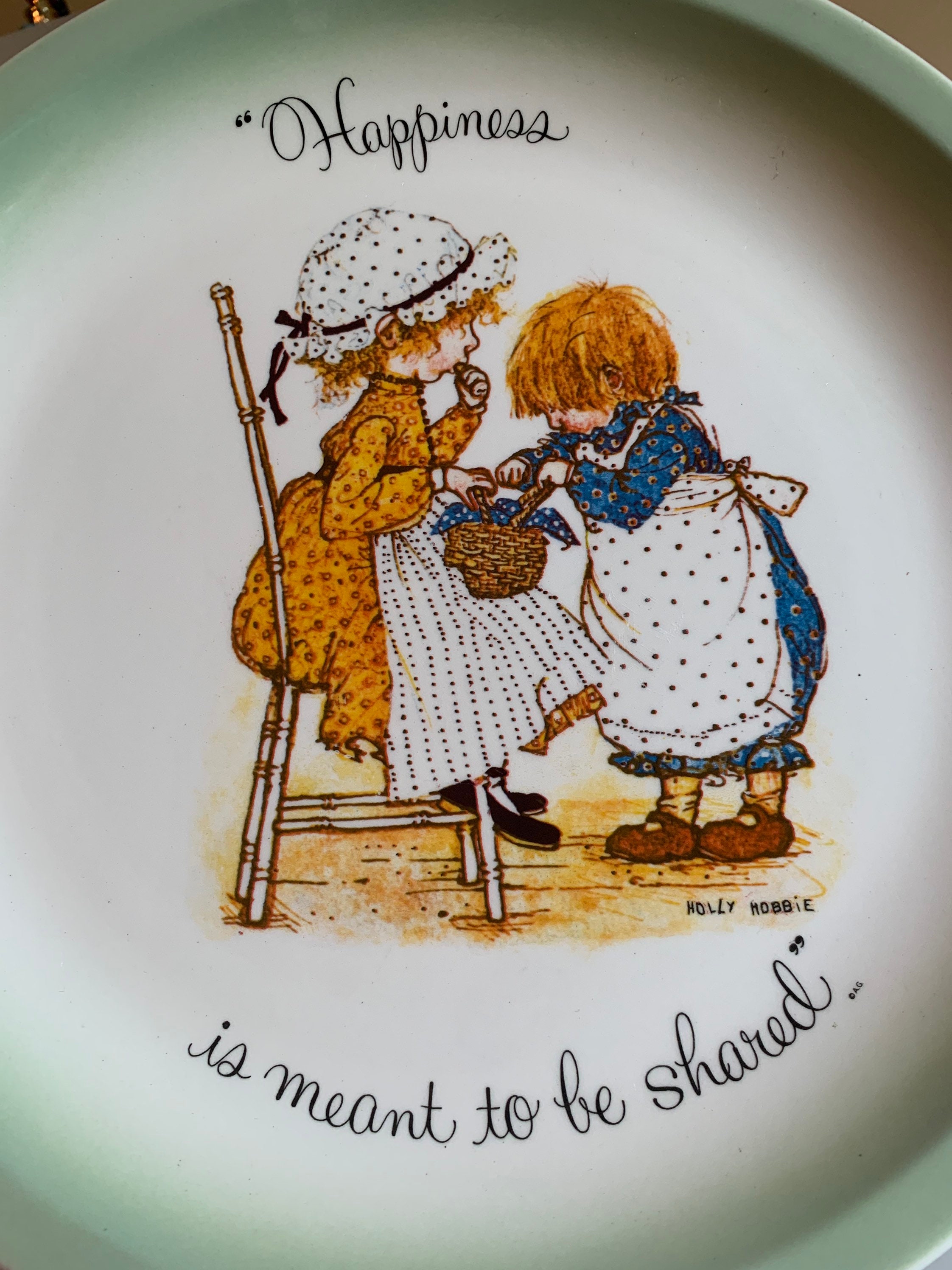 Vintage Holly Hobbie Collectors Edition Plate Etsy