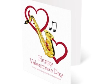 Saxophone Card | Etsy
