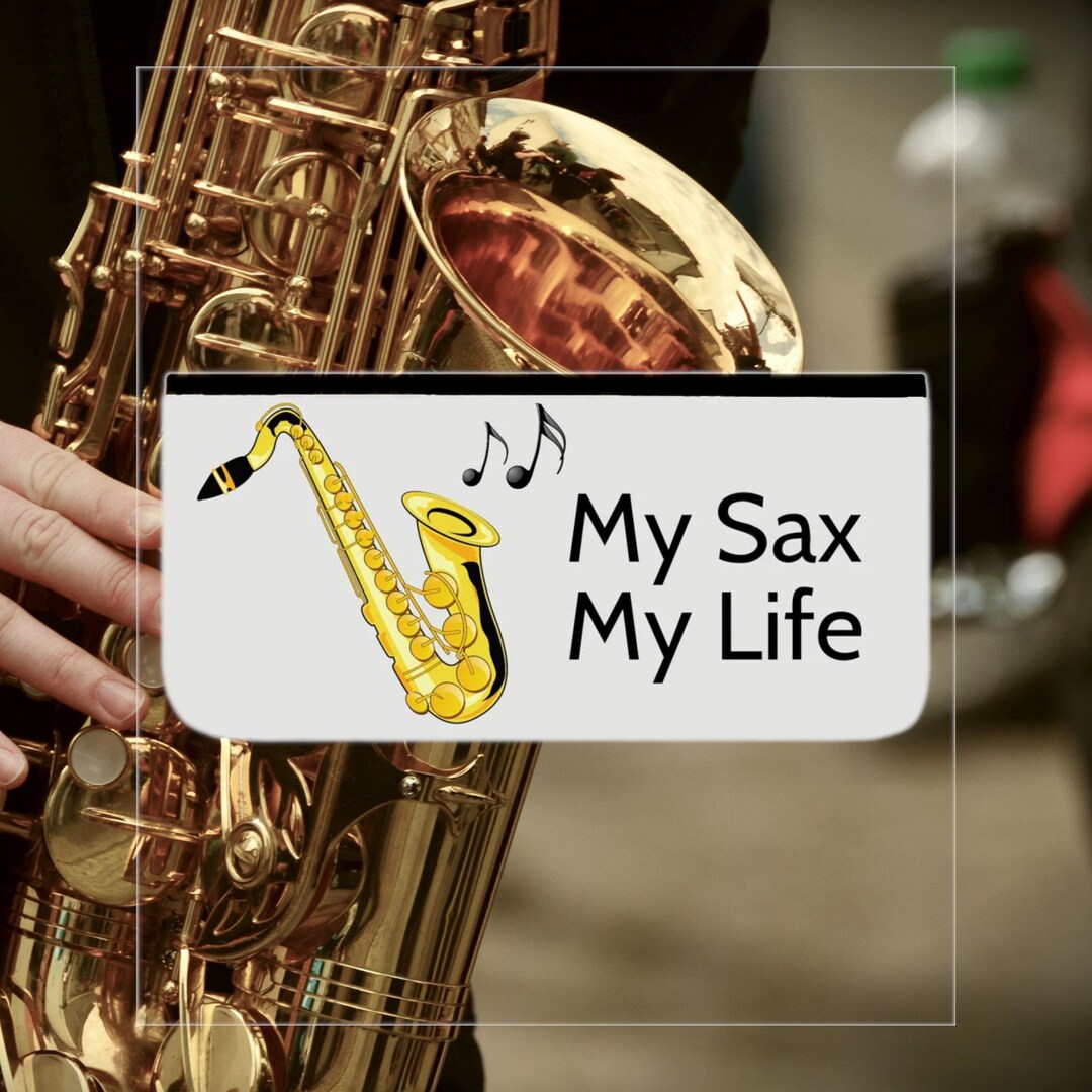 My Sax My Life - Maxi Wallet - Musician Gift, Saxophonist, Sax Player ...