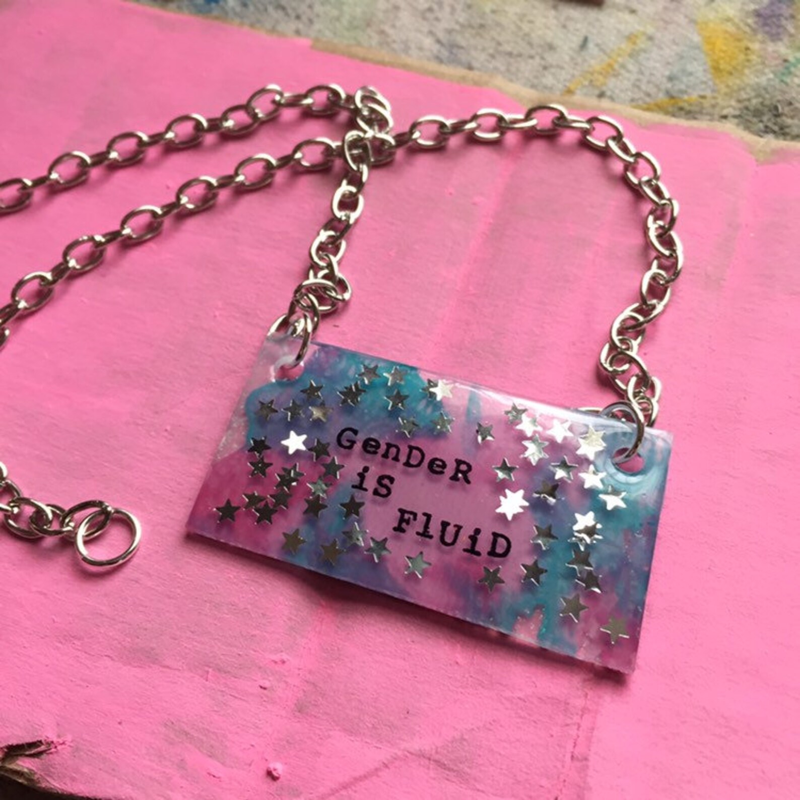 Gender Fluid Necklace - Etsy