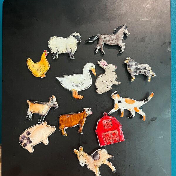 Animal Magnets - Etsy