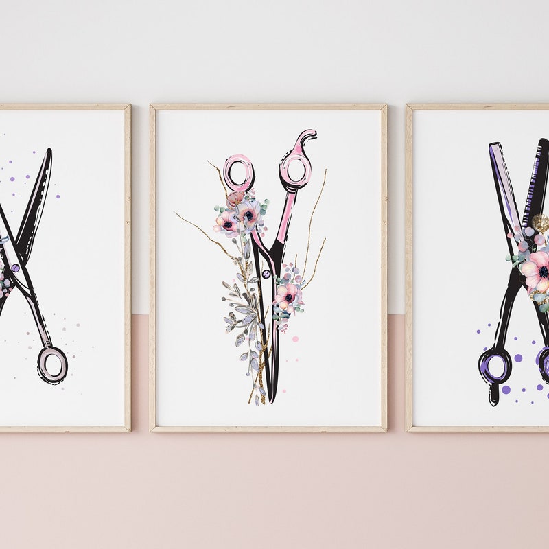 Salon Wall Art - Etsy