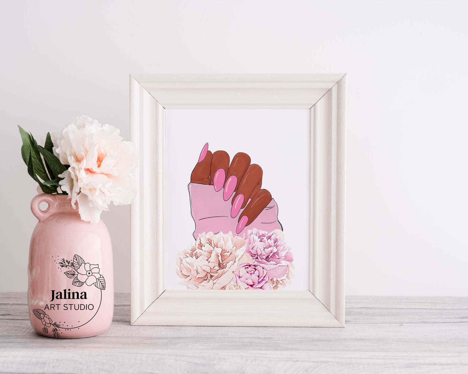 Nail Salon Wall Art Printable Manicure Posters Set of 4 Nail | Etsy