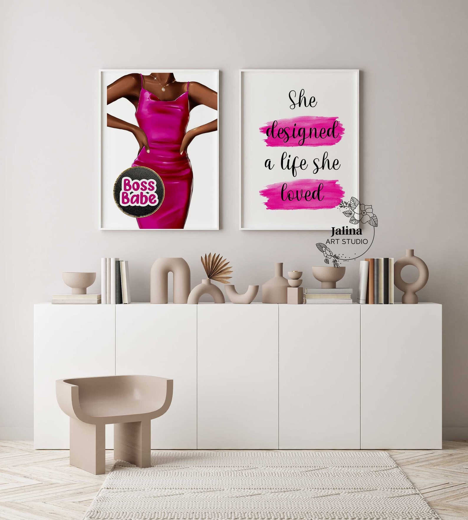 Girl Boss Wall Decor Girl Boss Printable Boss Babe Office - Etsy
