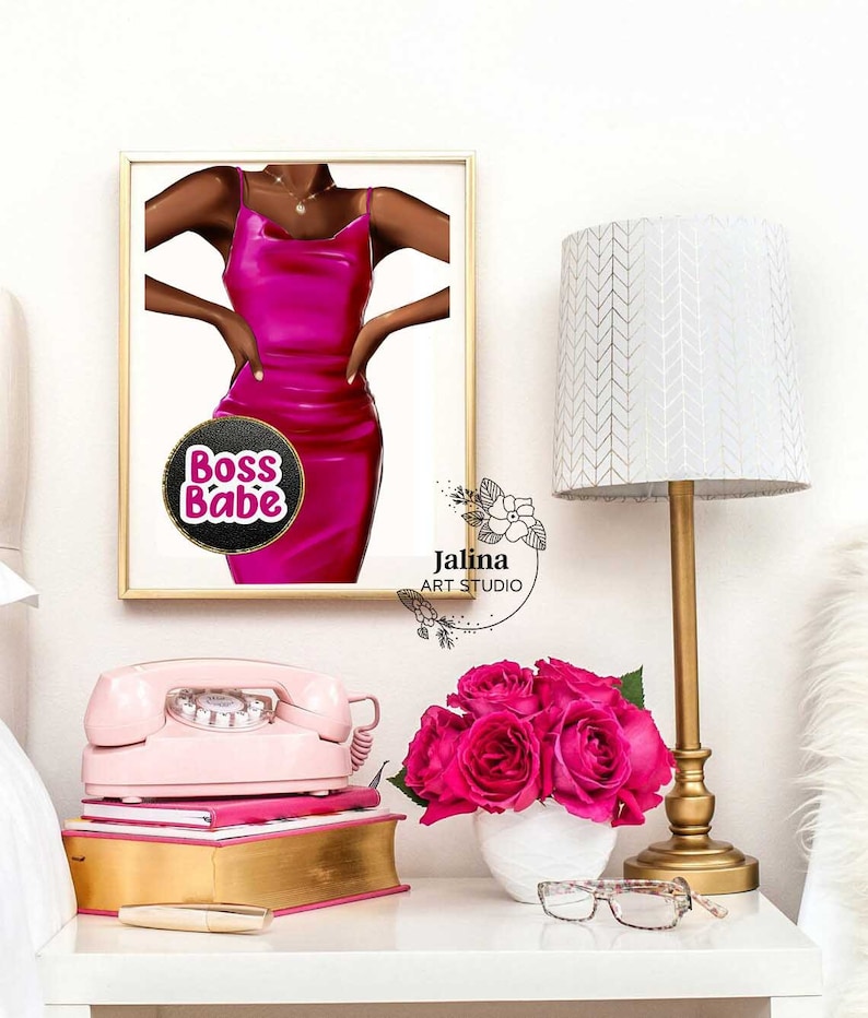 Girl Boss Wall Decor Girl Boss Printable Boss Babe Office - Etsy