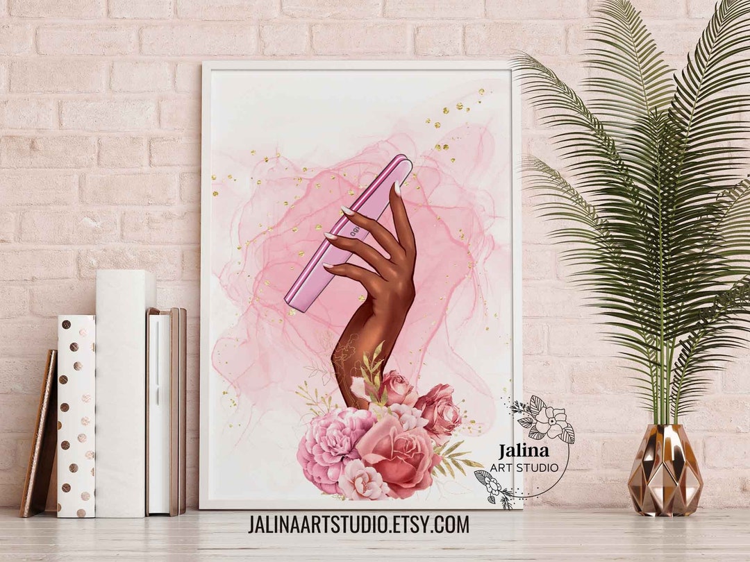 Nail Salon Wall Decor, Nail Poster for Salon, Nail Tech Decor, Nail ...