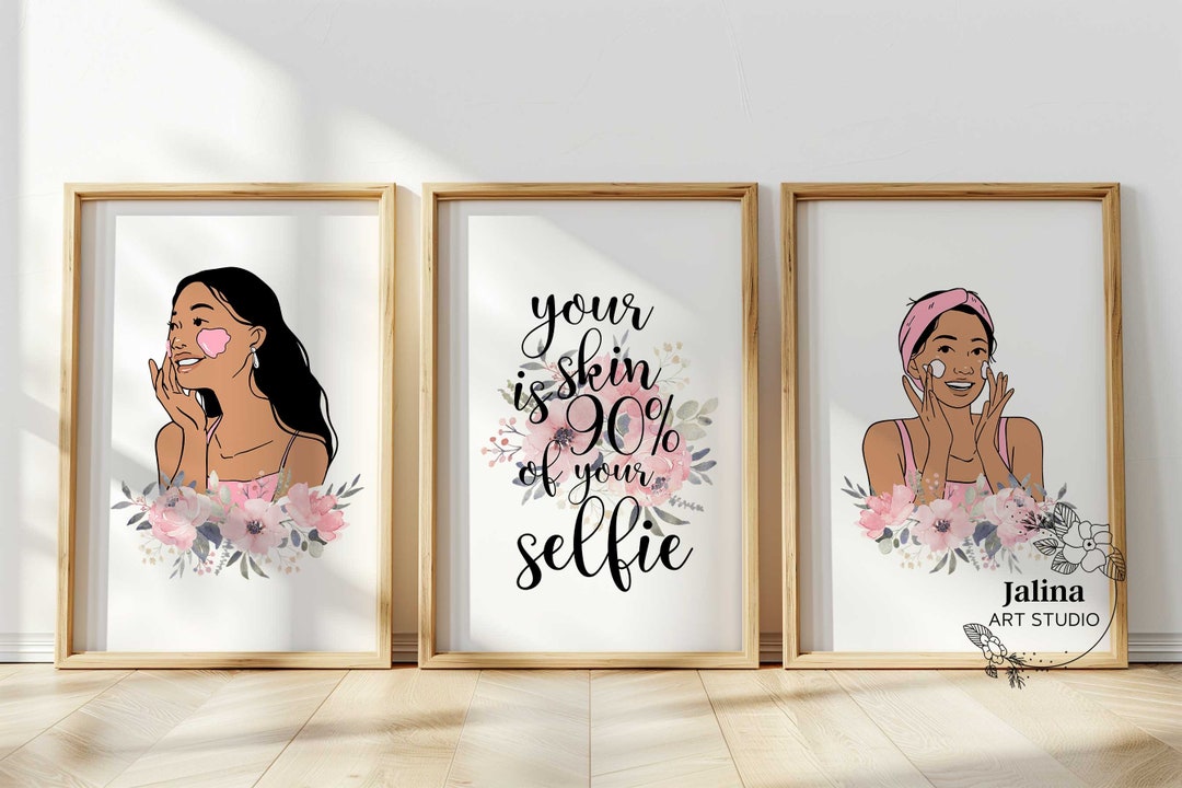 Skincare Wall Decor, Esthetician Decor, Skin Care Quotes, Esthetican ...